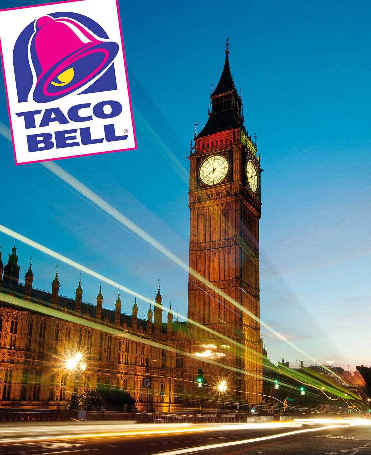 Taco Bell Announces Its Arrival In London The Big Ben Style Taco